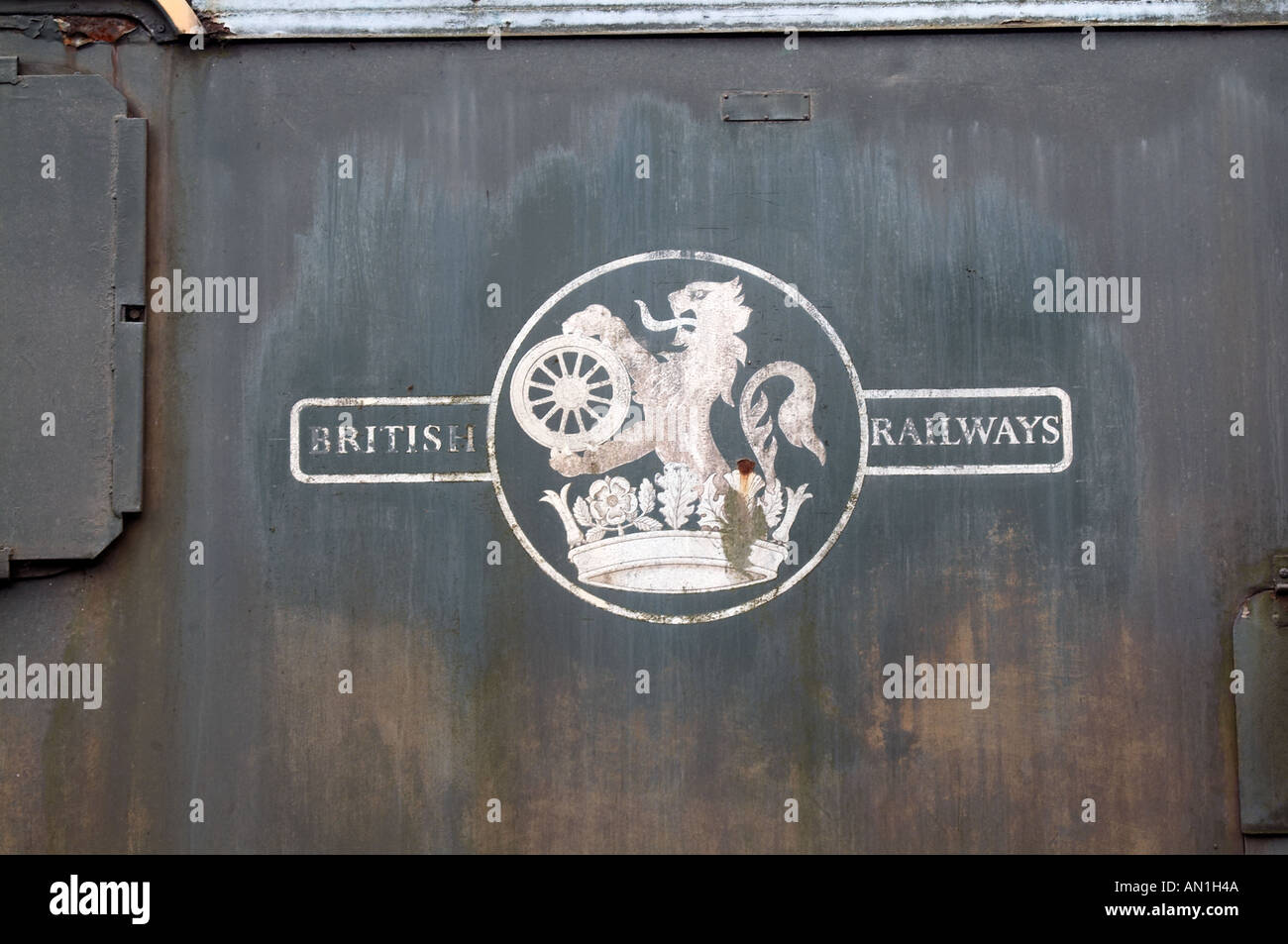 British rail logo train uk locomotive Stock Photo - Alamy