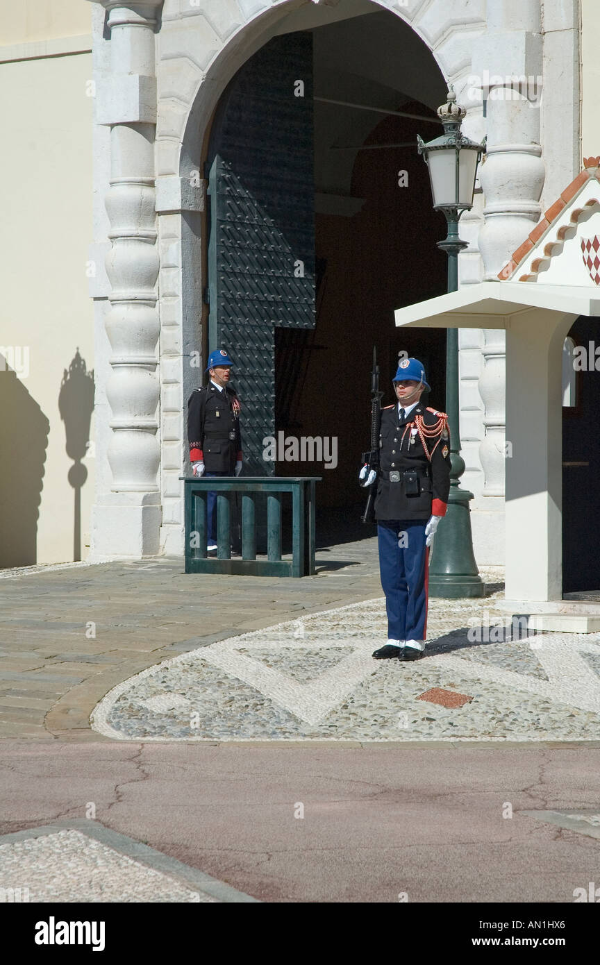 A vertical picture showing the Sentries outside the Palace in Monte ...