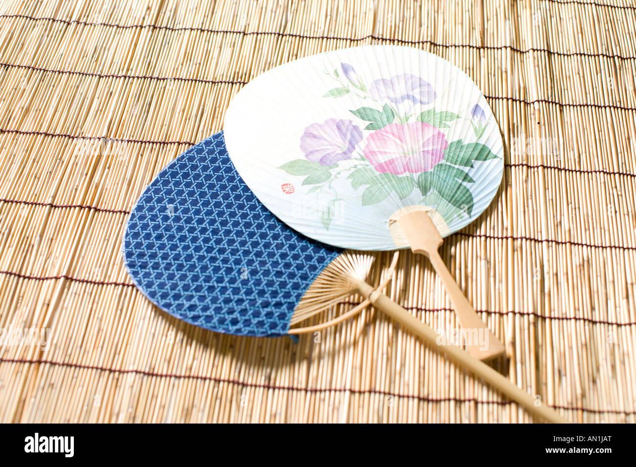 Bamboo fan hi-res stock photography and images - Alamy