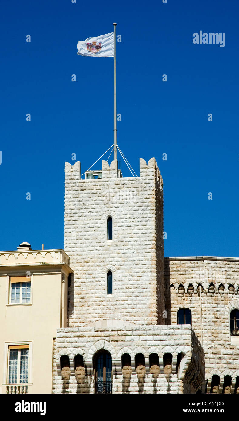 A vertical picture showing part of the front of the Palace in Monte ...