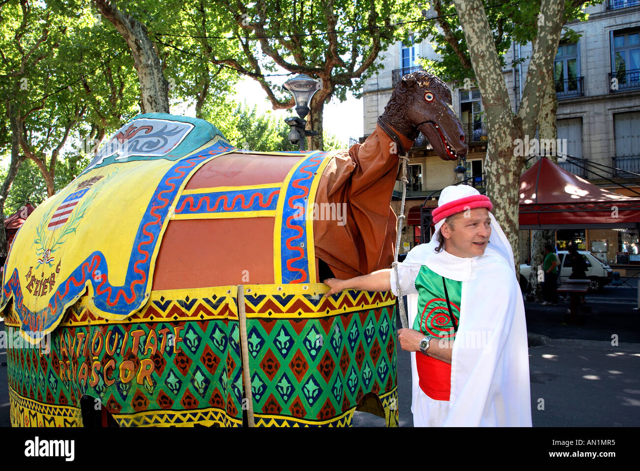 Traditional feast: the feast of the Camel in Béziers Stock Photo - Alamy
