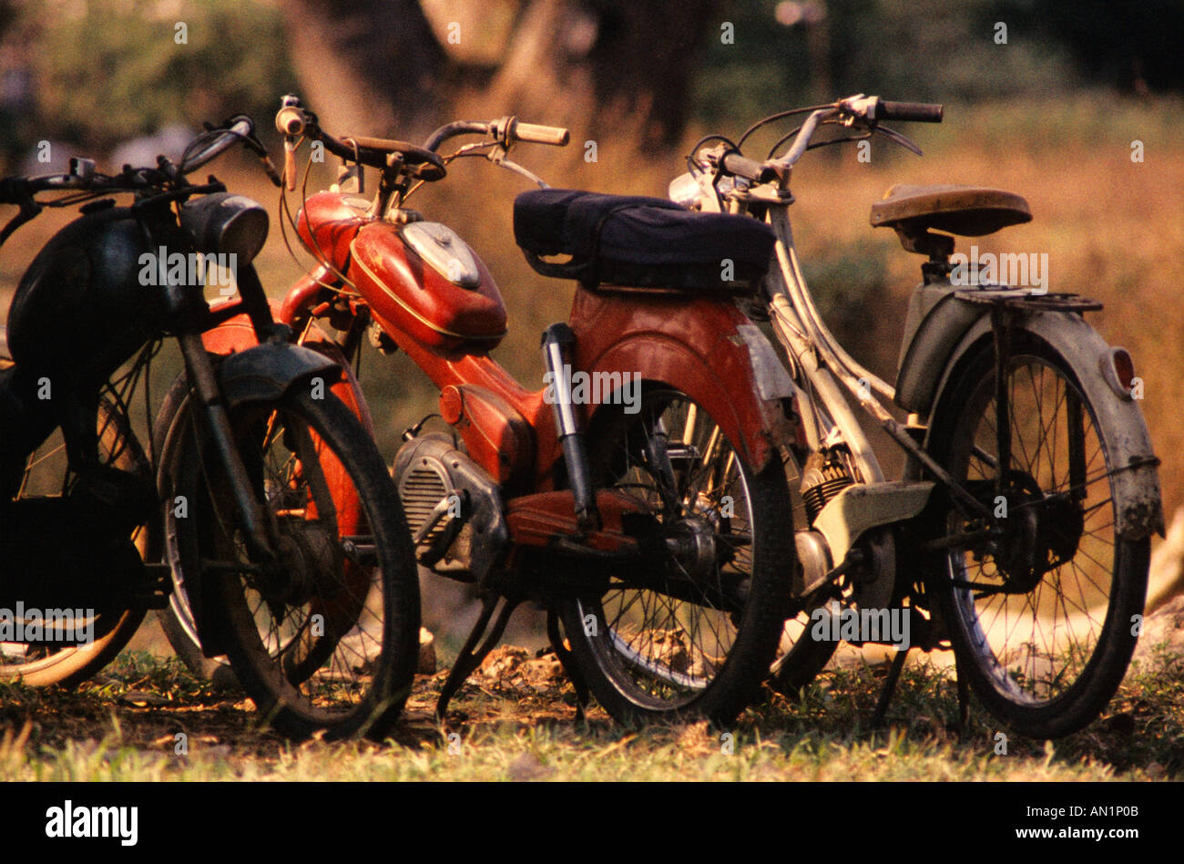 Old mopeds, Saigon Stock Photo - Alamy