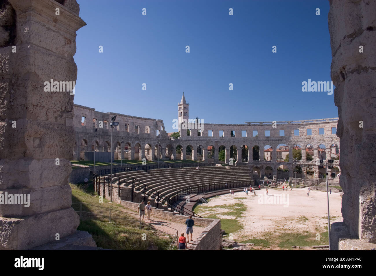 roman amphitheatre in pula, croatia Stock Photo - Alamy