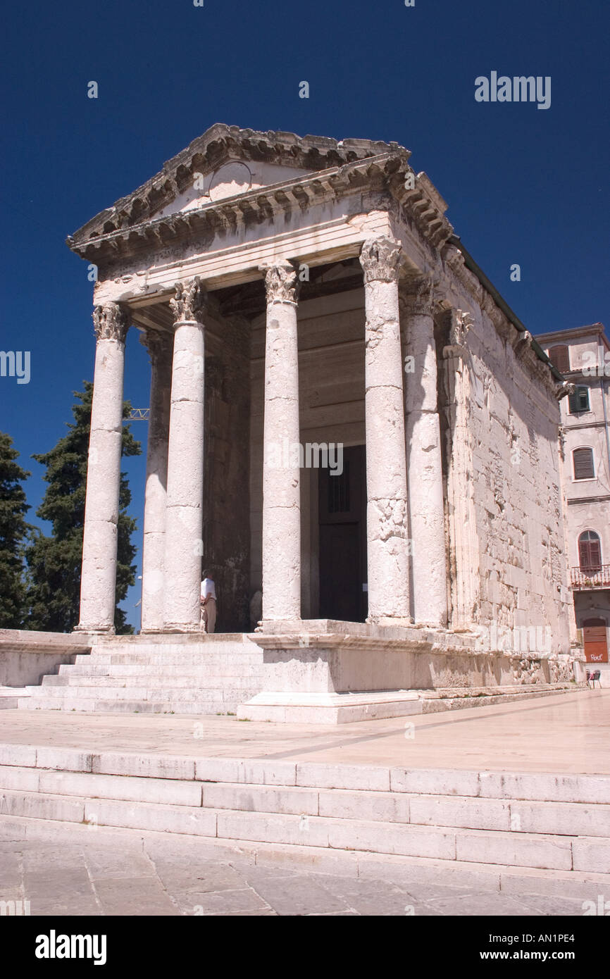 Temple of augustus hi-res stock photography and images - Alamy