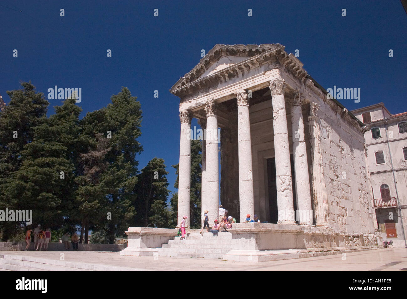 Temple of augustus hi-res stock photography and images - Alamy