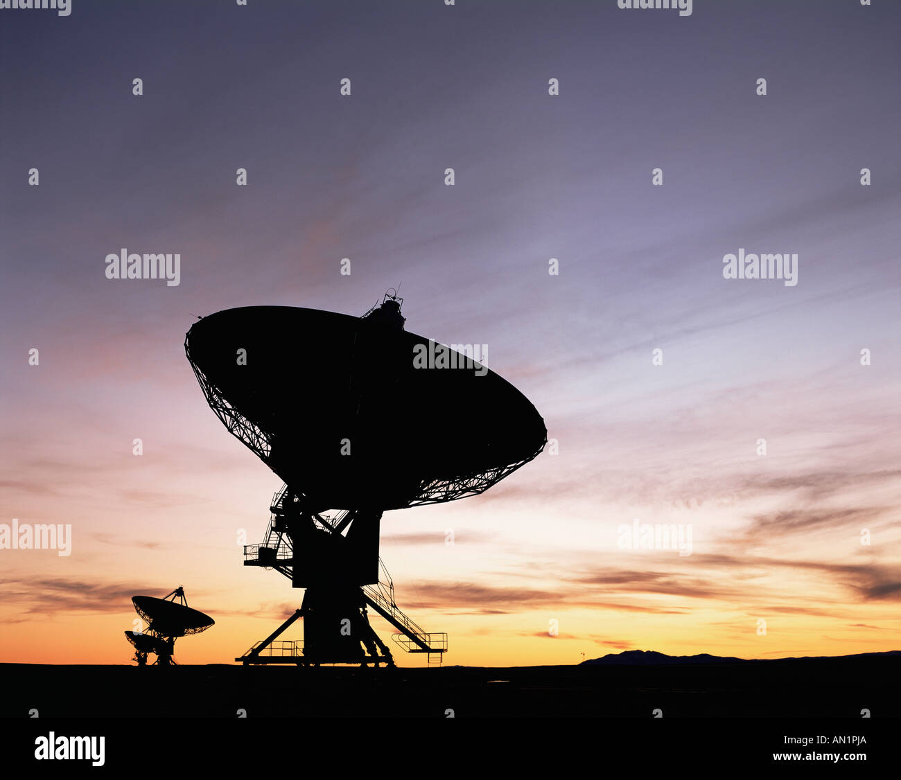 USA, New Mexico,Socorro,The Very Large Array Radio Telescopes Stock ...