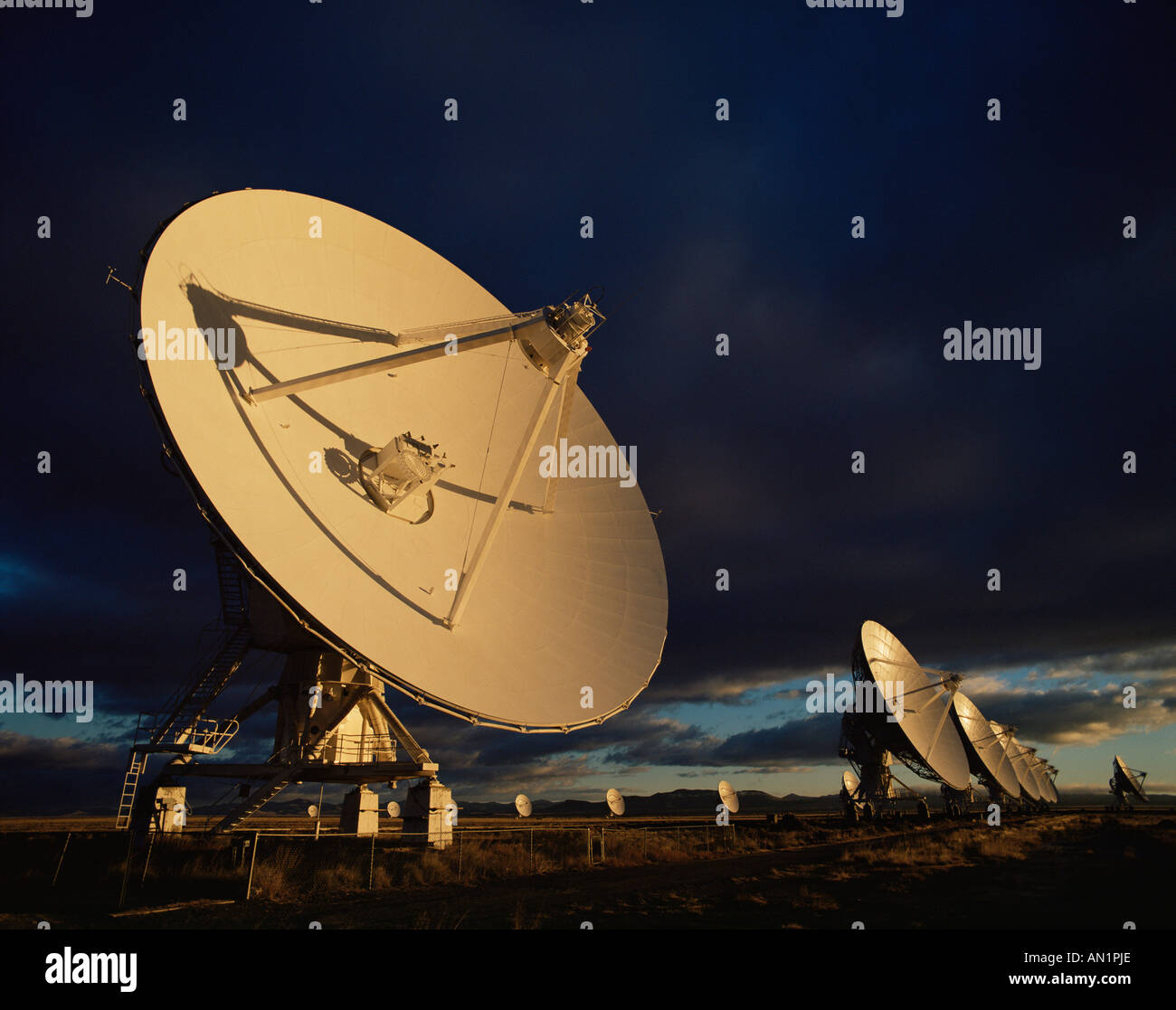 USA, New Mexico,Socorro,The Very Large Array Radio Telescopes Stock ...