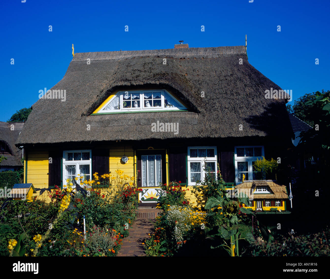 Reed covered house hi-res stock photography and images - Alamy