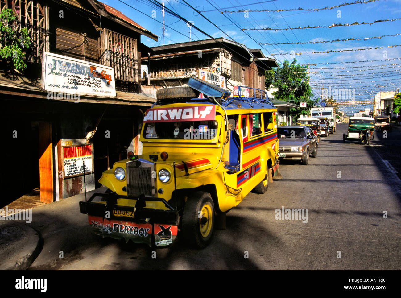 Philippines Manila Malate transport Jeepney Stock Photo - Alamy