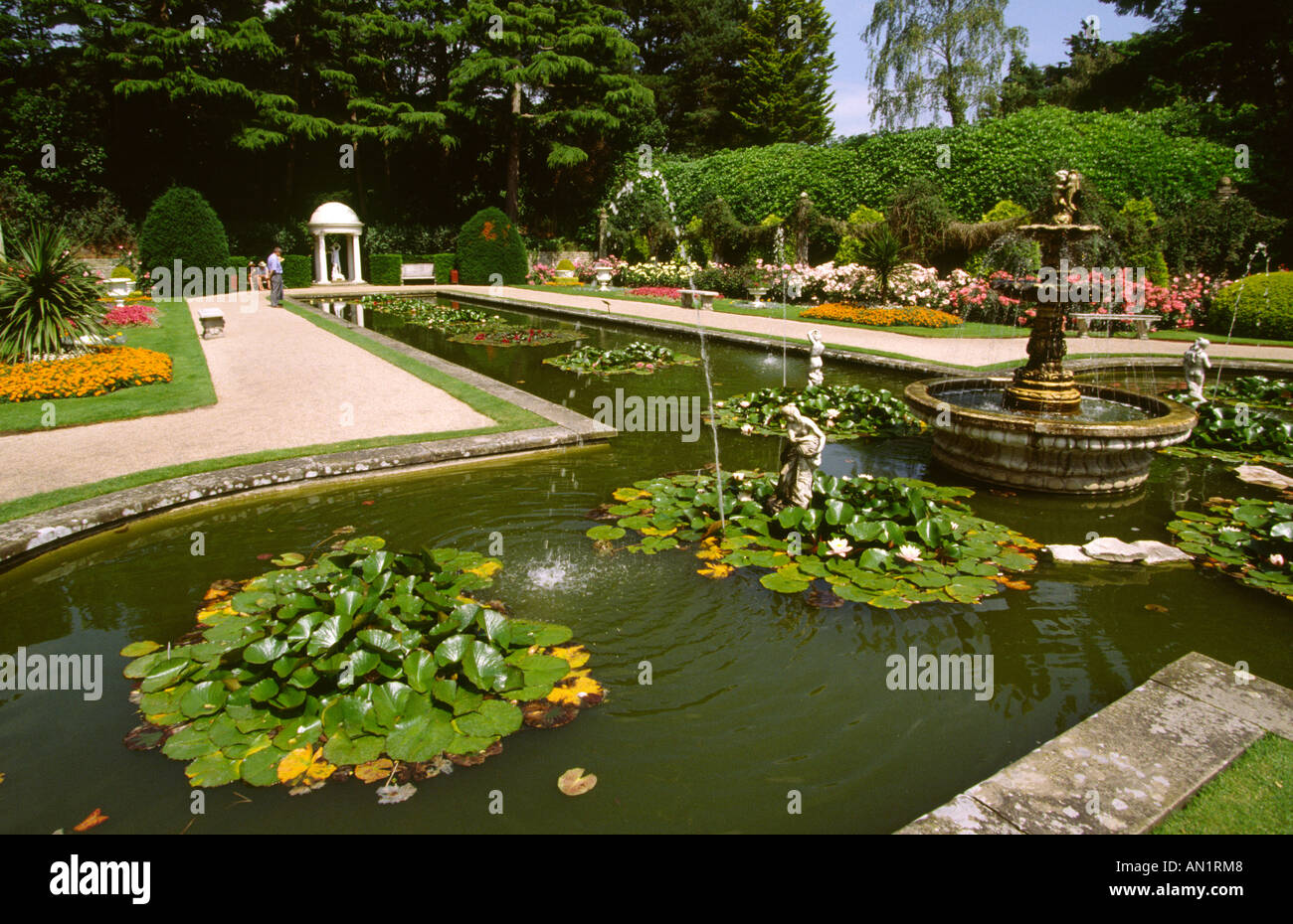 UK Dorset Poole Compton Acres the Italian garden Stock Photo - Alamy