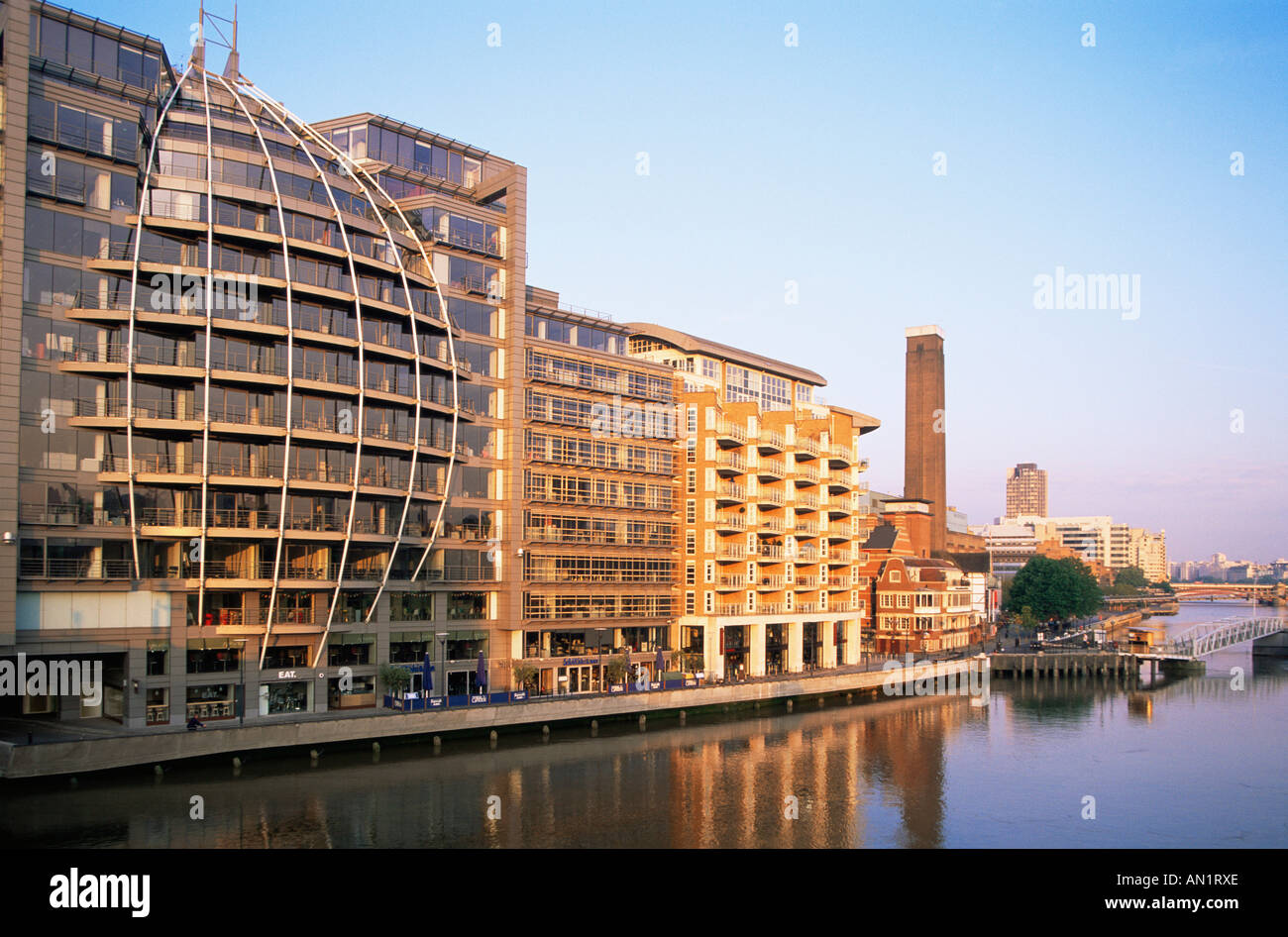 England,London,Modern Riverfront Buildings at Bankside Stock Photo - Alamy