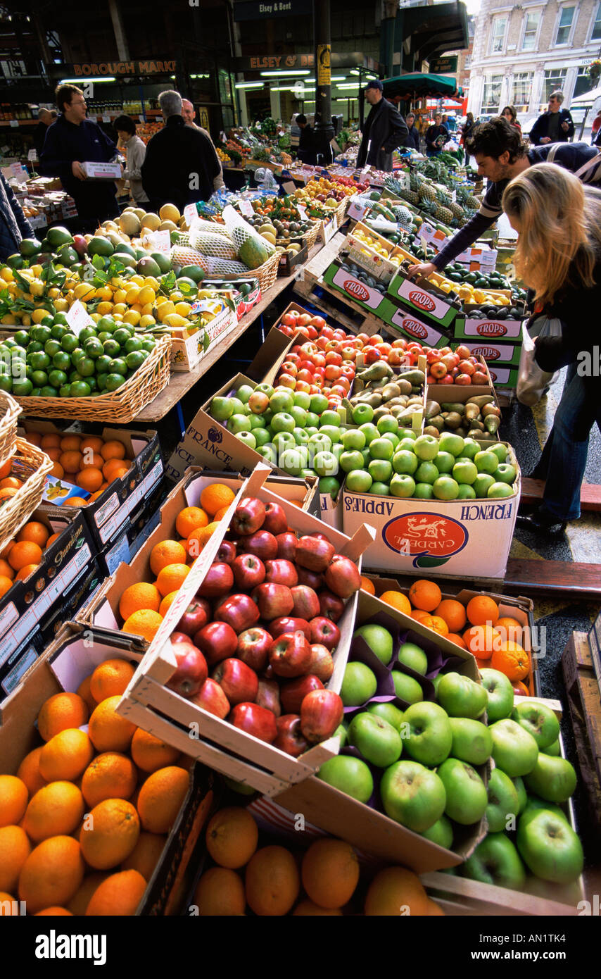 England,London,Southwark,Borough Market,Fruit Stall Stock Photo - Alamy