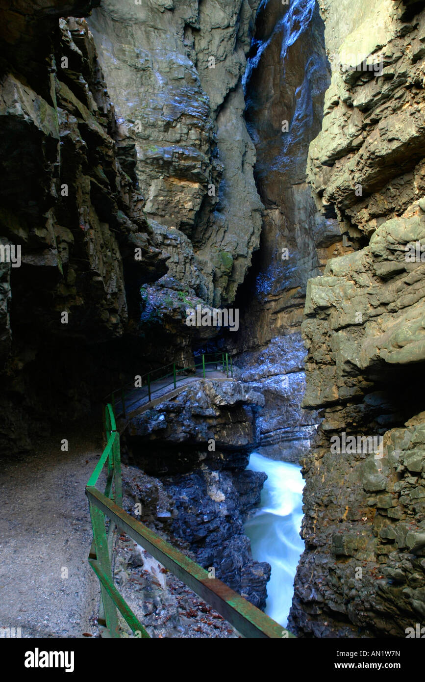 Breitachklamm bei Oberstdorf Bavaria Germany Stock Photo - Alamy