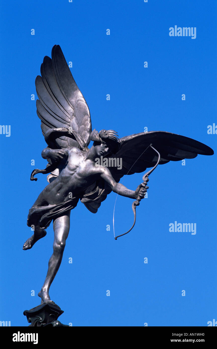 England,London,Picadilly Circus,Eros Statue Stock Photo - Alamy