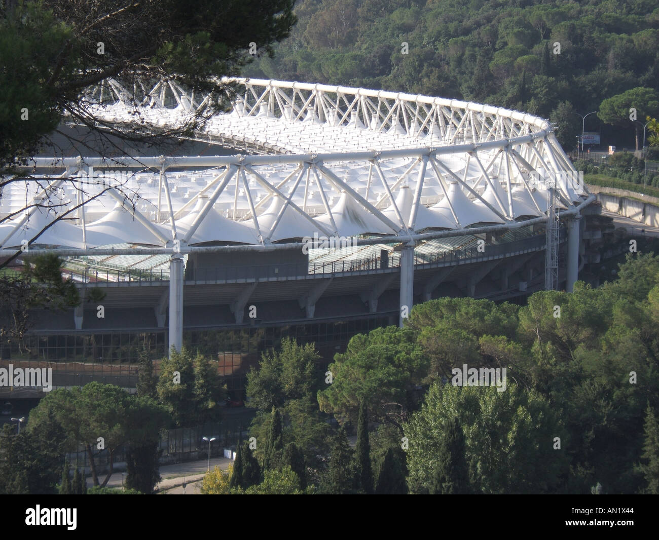 aerial view of olympic stadium rome Stock Photo - Alamy