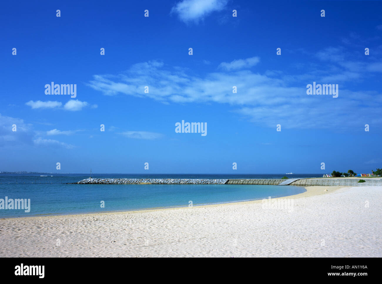 Sunset Beach Ginowan Okinawa Japan Stock Photo - Alamy