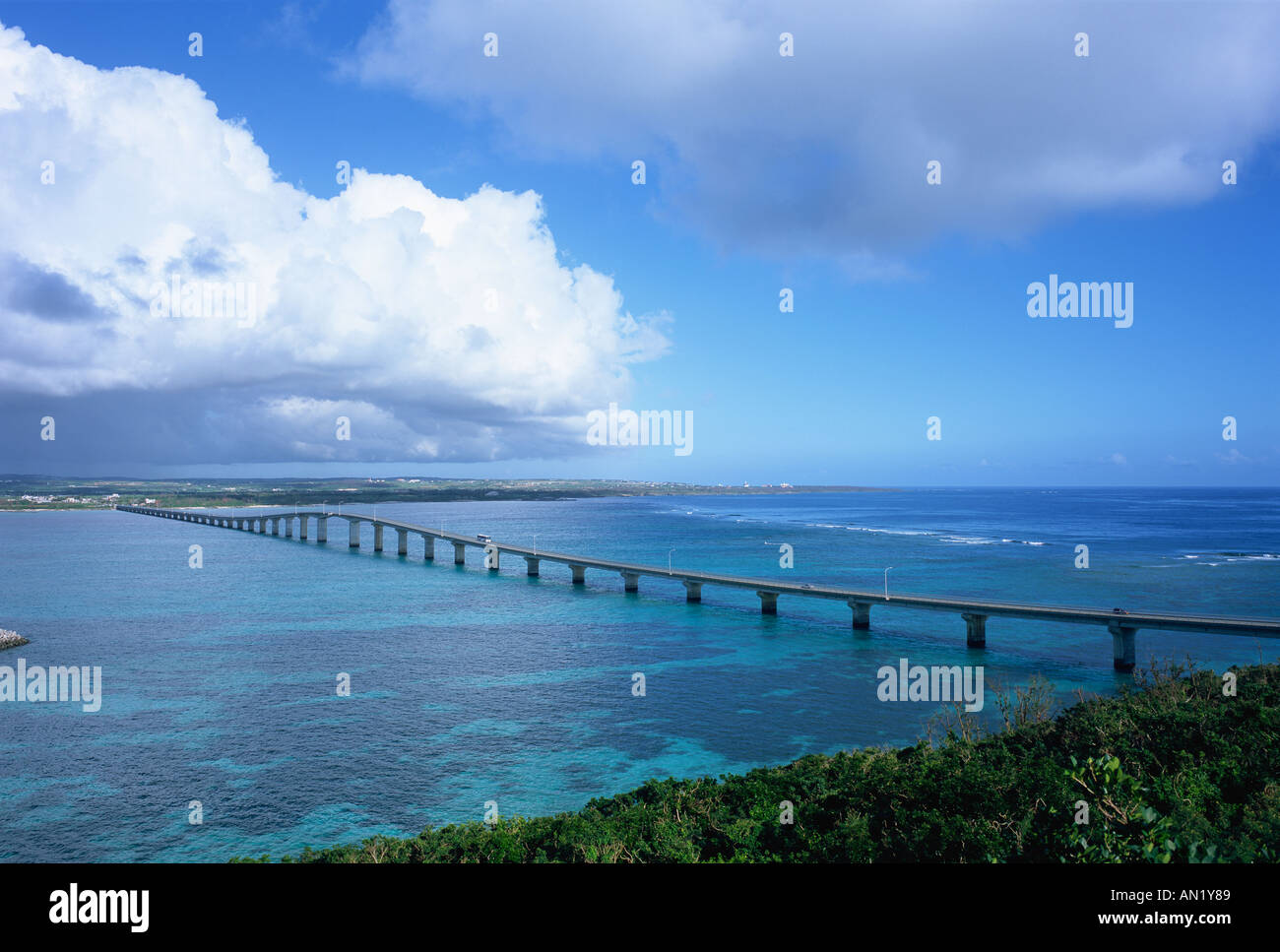 Kurima Bridge Miyako Island Okinawa Japan Stock Photo - Alamy