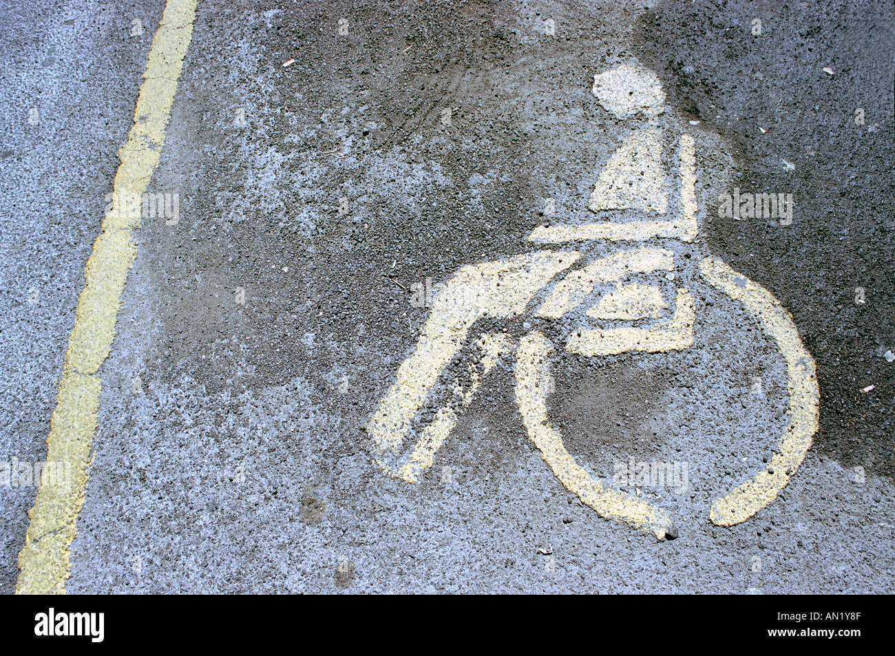old disabled person sign Stock Photo - Alamy