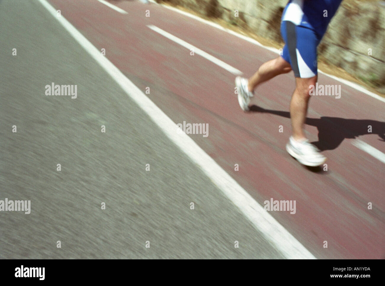 one man running Stock Photo - Alamy
