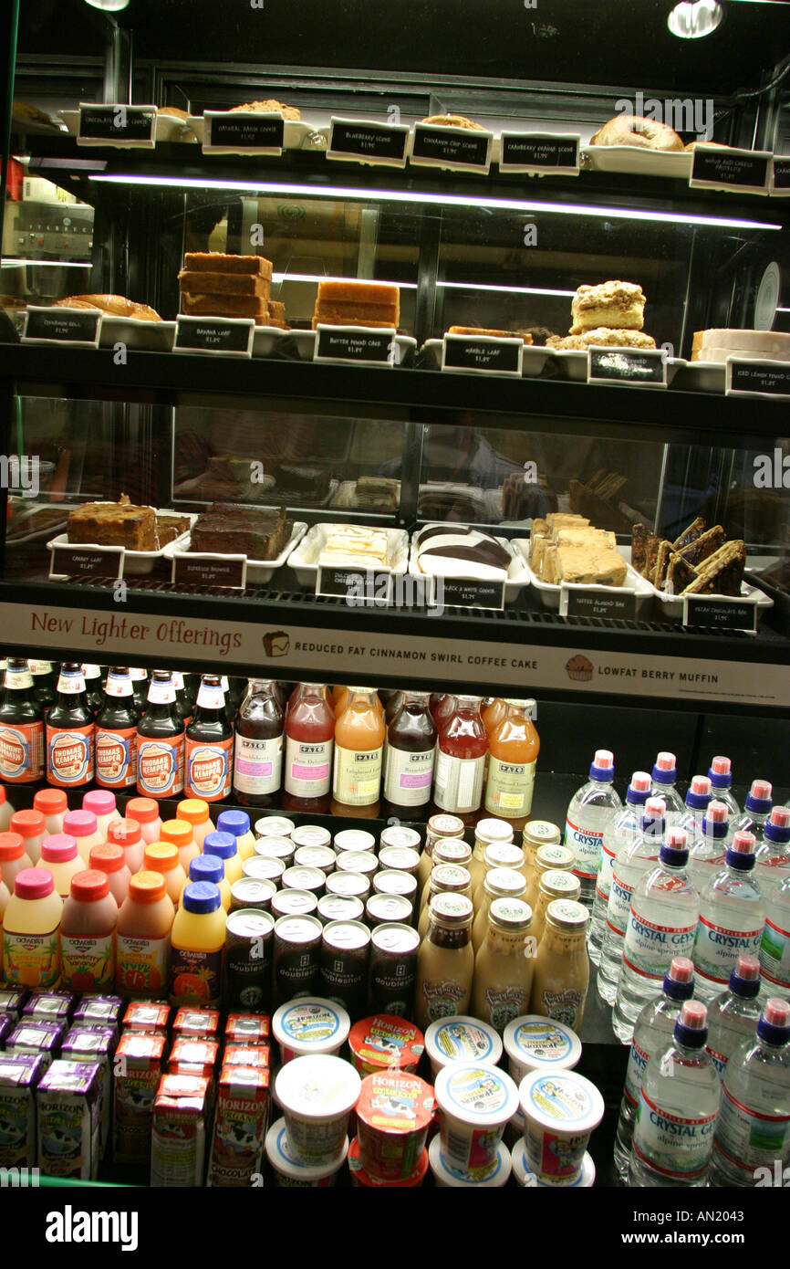 Starbucks Coffee Display Case Stock Photos & Starbucks Coffee Display ...