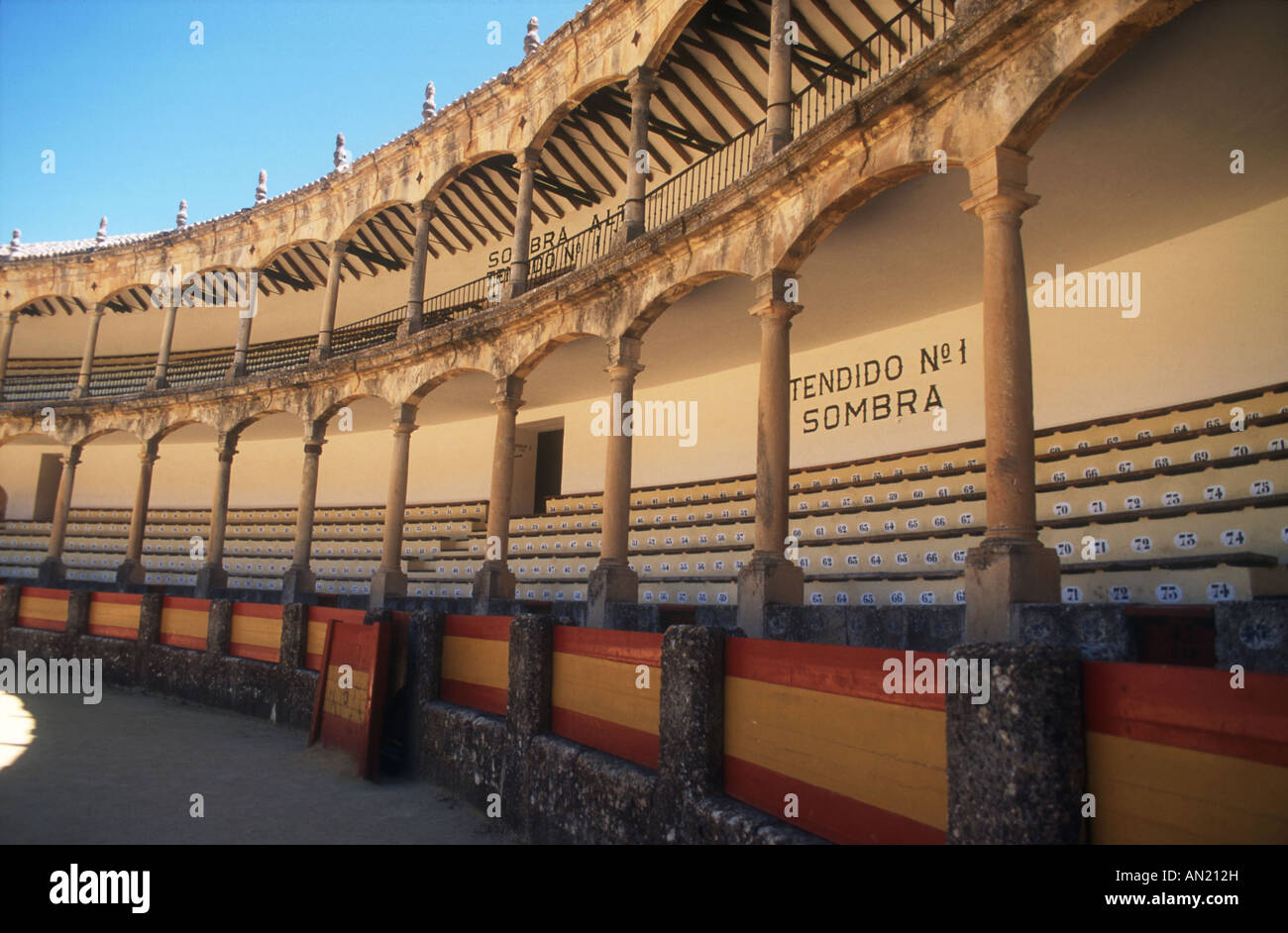 Ronda bullring interior hi-res stock photography and images - Alamy