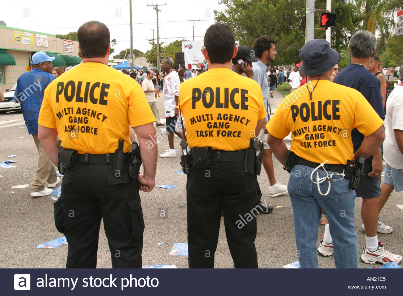 Florida Miami Little Havana Calle Ocho Festival Cuban Fair Gang Task ...