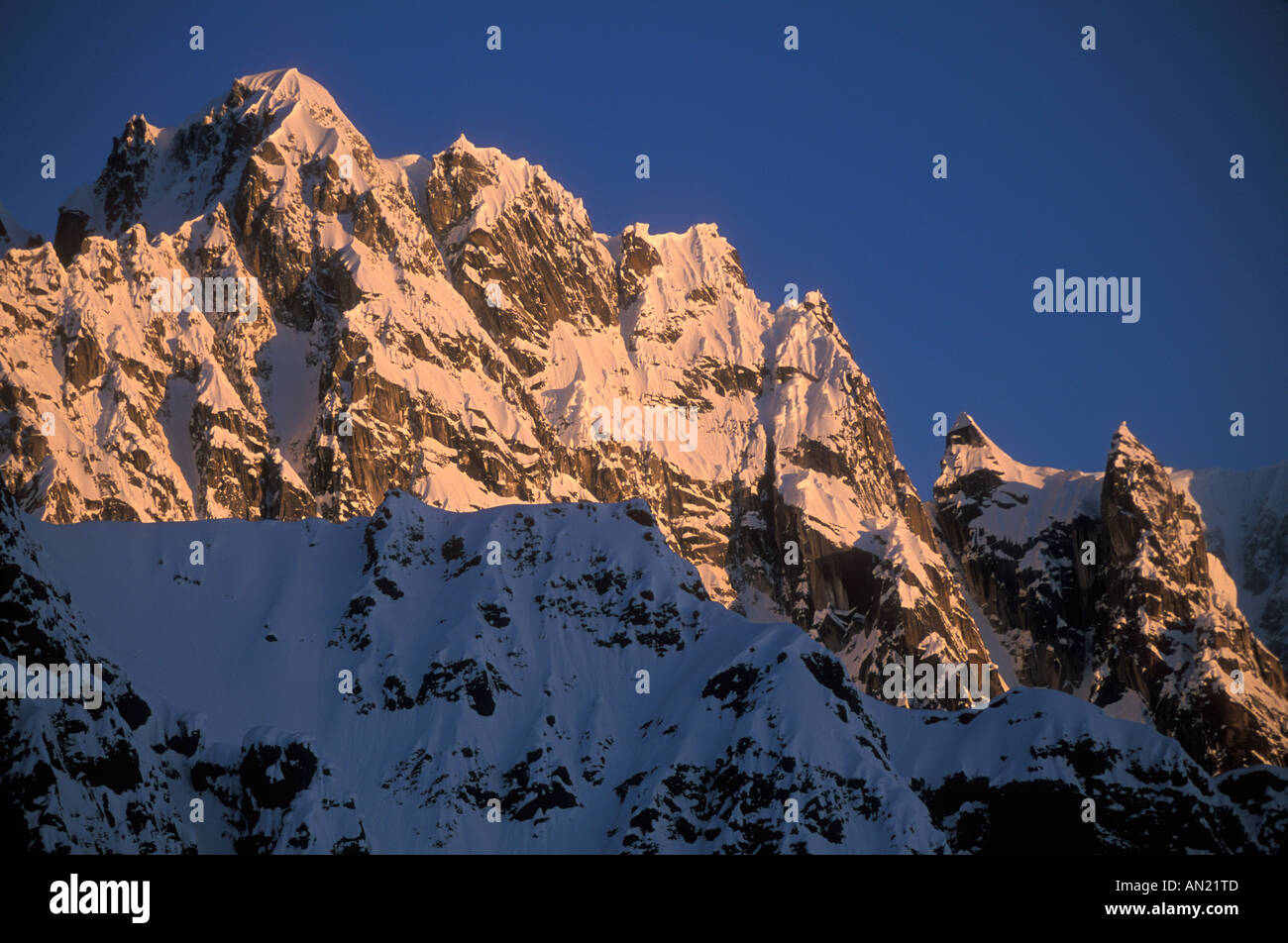 The Rooster Comb, Ruth Ampitheater, Alaska Stock Photo - Alamy