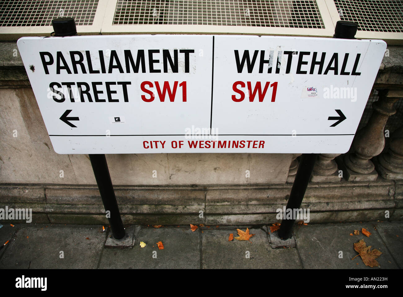 parliament street whitehall road sign london tourism tourist ...