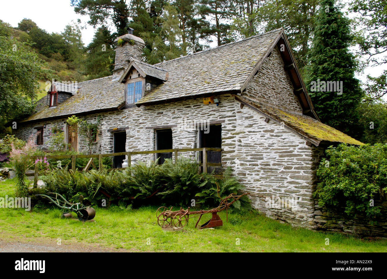 Gilfach Nature Reserve SSSI, traditional Welsh longhouse dating from ...