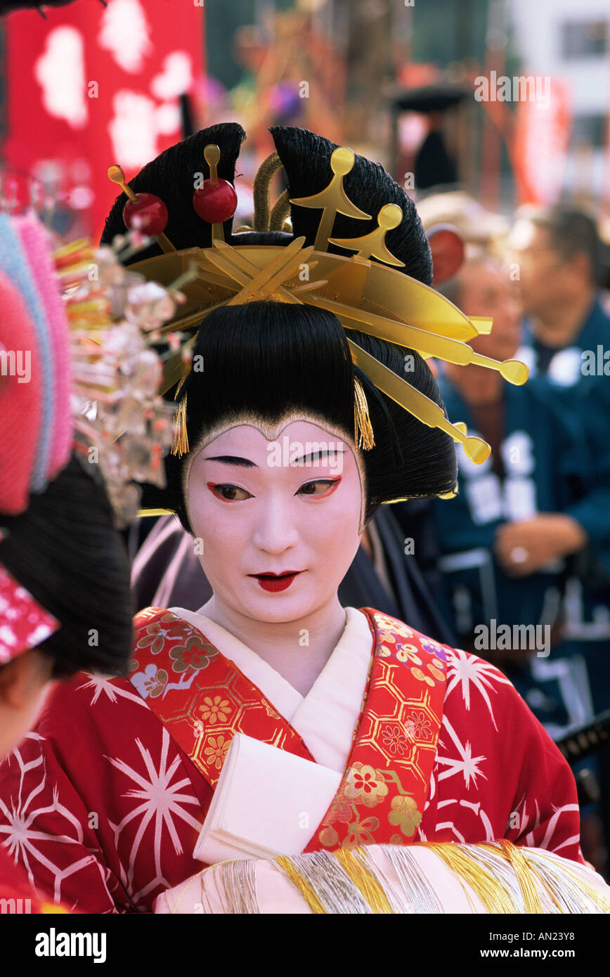 Japan tokyo geishas jidai matsuri hi-res stock photography and images ...