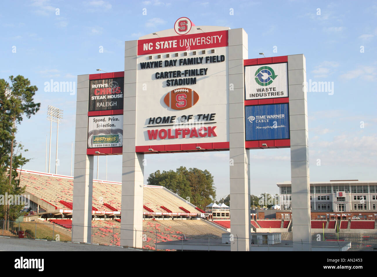 Raleigh North Carolina,Carter Finley Stadium,billboard,advertisement,ad ...
