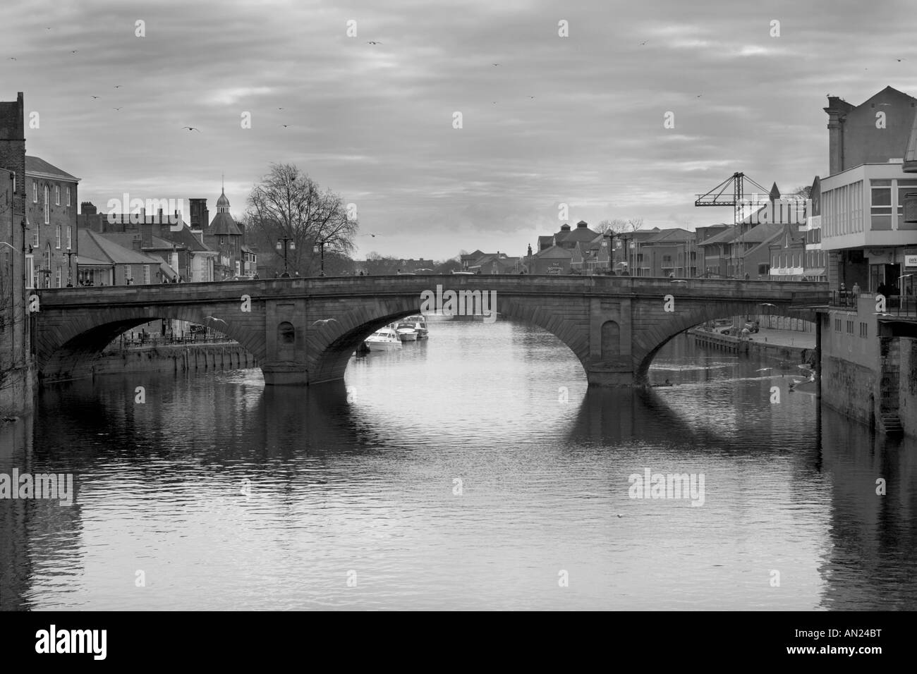 Bridge over the River Ouse in York Stock Photo - Alamy