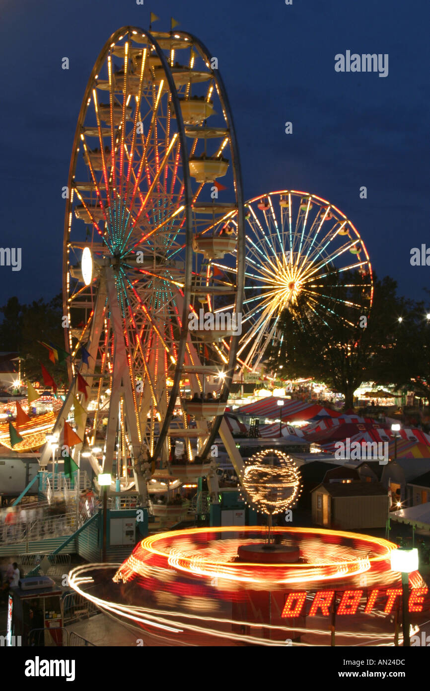 Raleigh North Carolina,North Carolina State Fair,Ferris Wheels,carnival ...