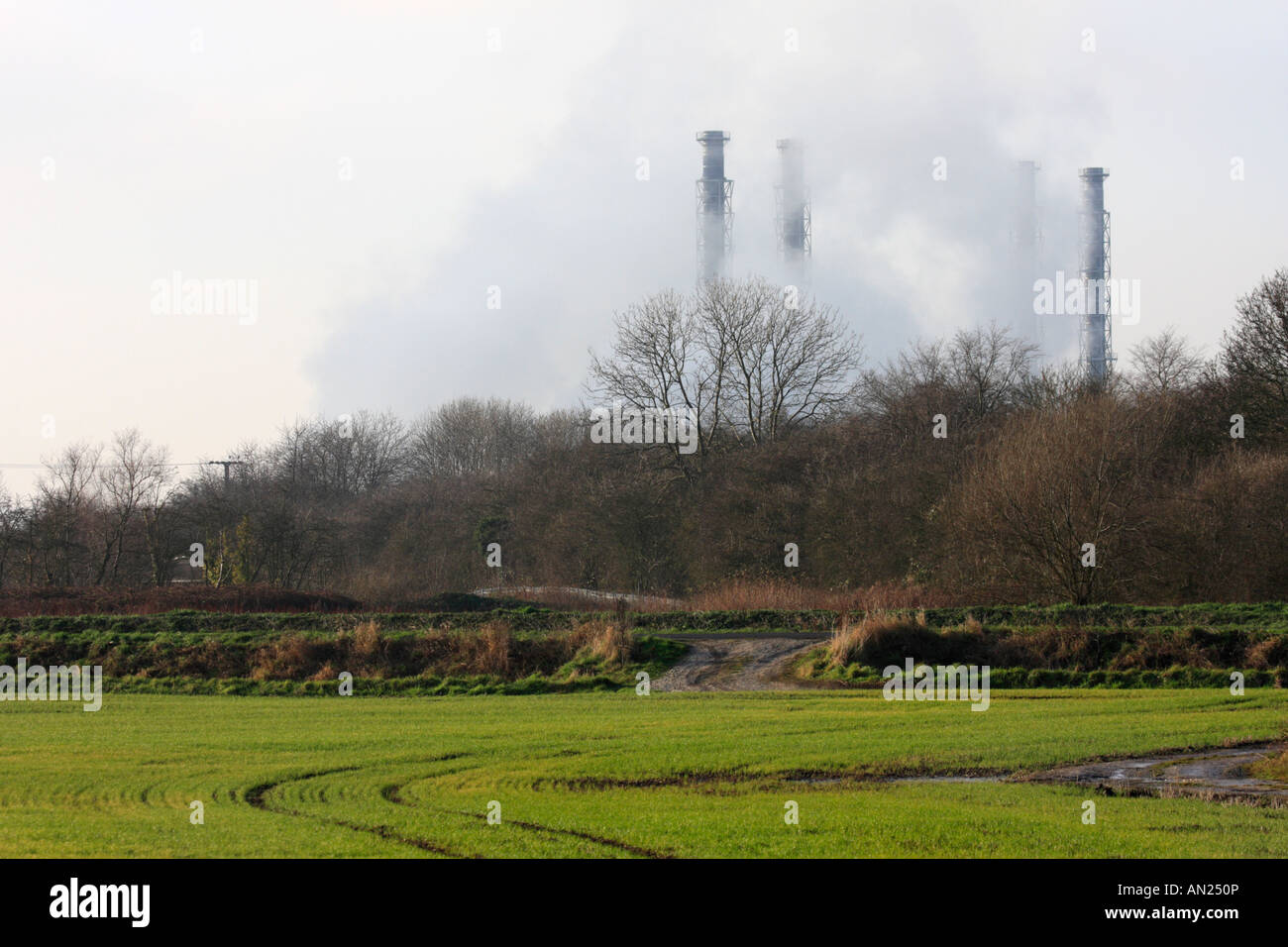 Factory behind hi-res stock photography and images - Alamy