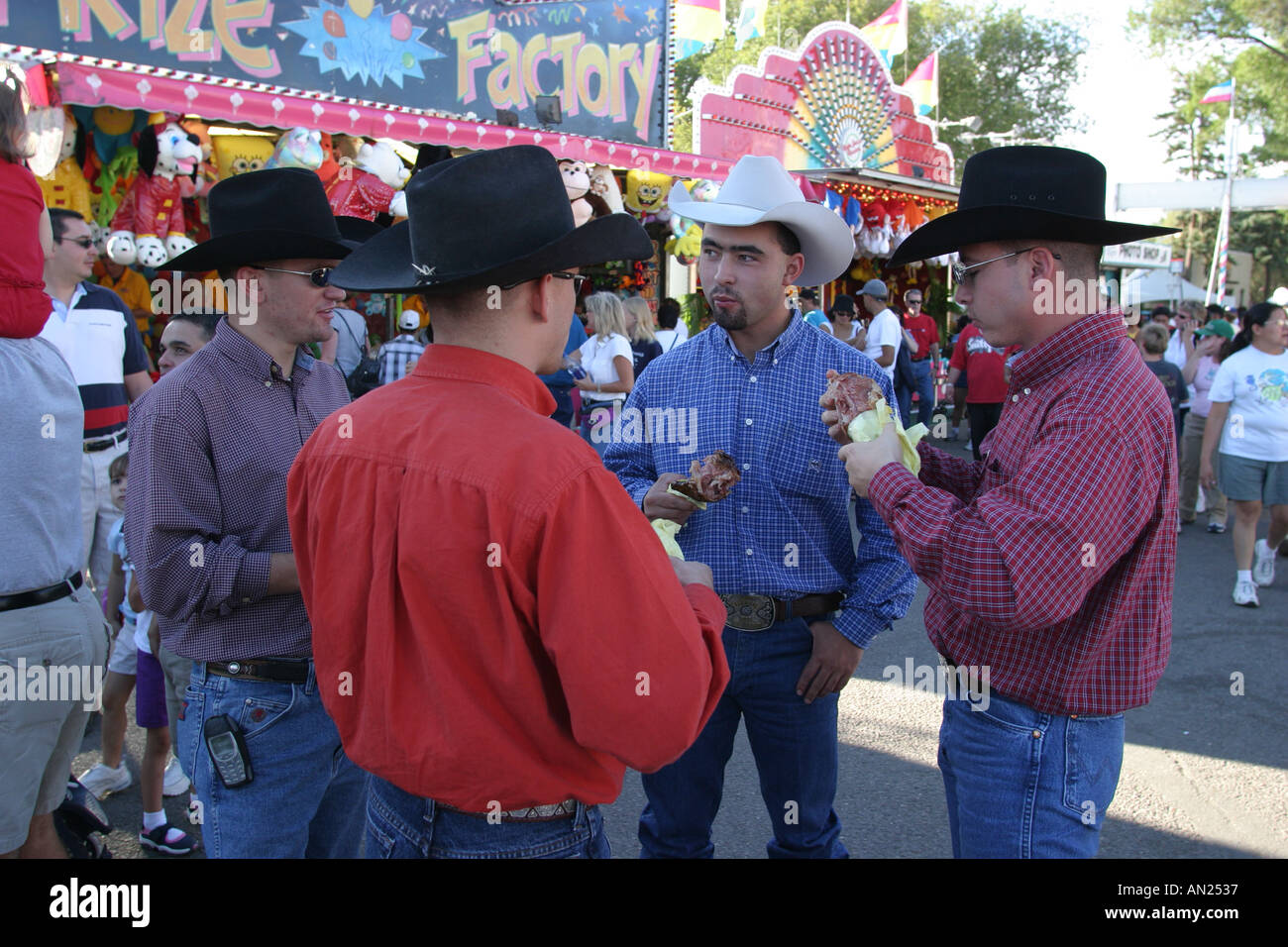 Albuquerque New Mexico,New Mexico State Fair,carnival midway,cowboys ...
