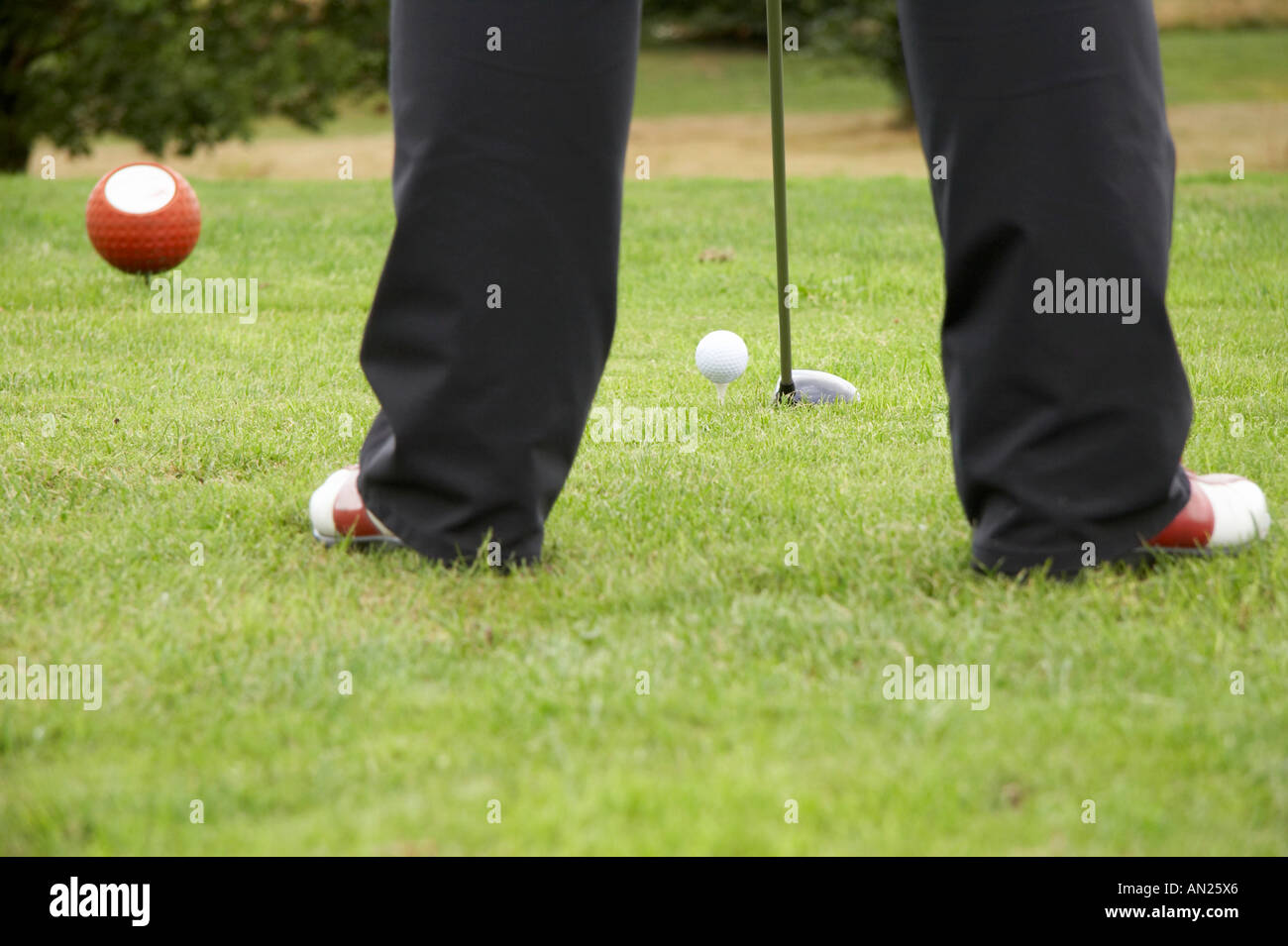 Clubhead driver golfball shaft woman hi-res stock photography and ...