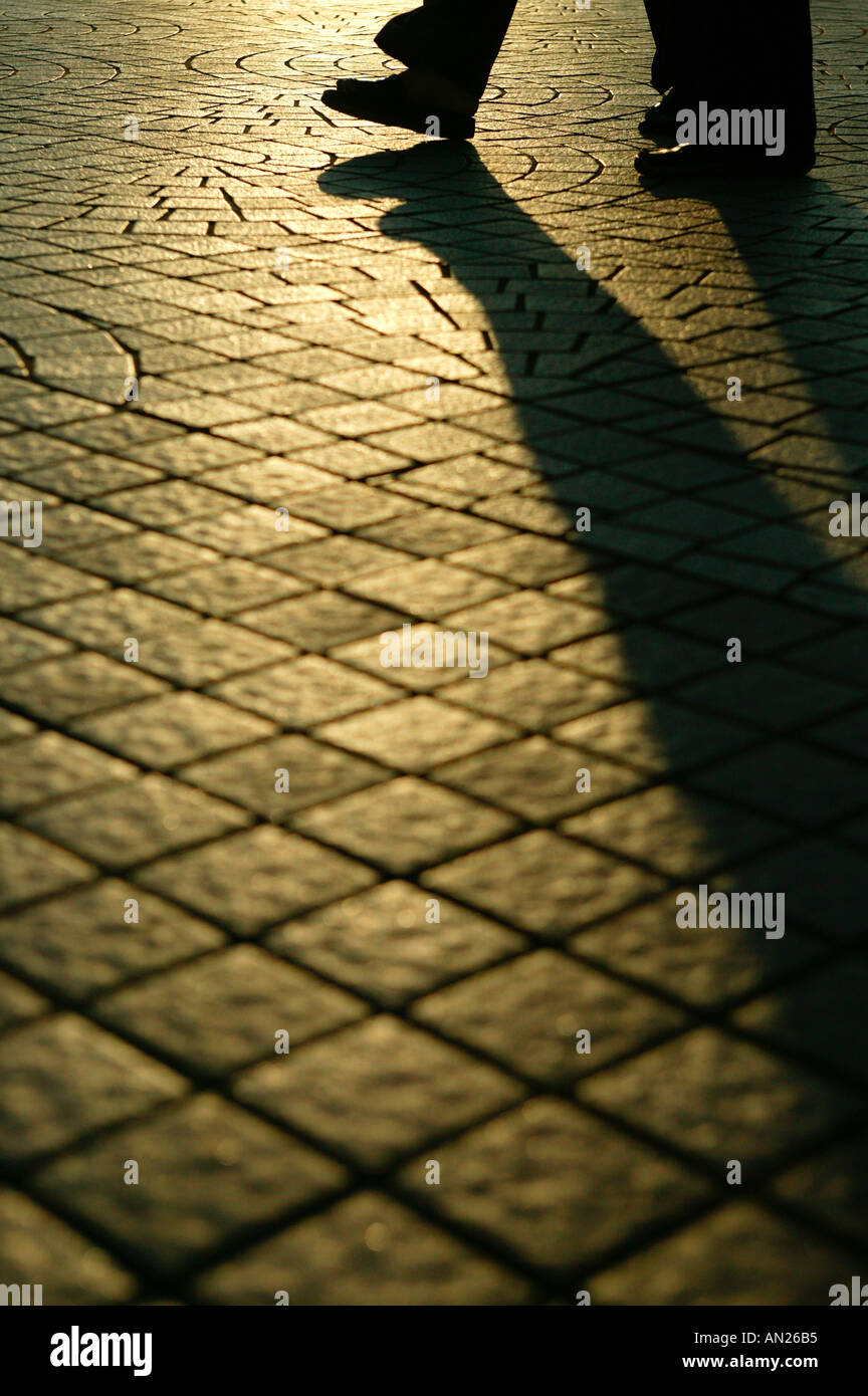 shadow cast on pavement in Beijing People s Republic of China Stock ...