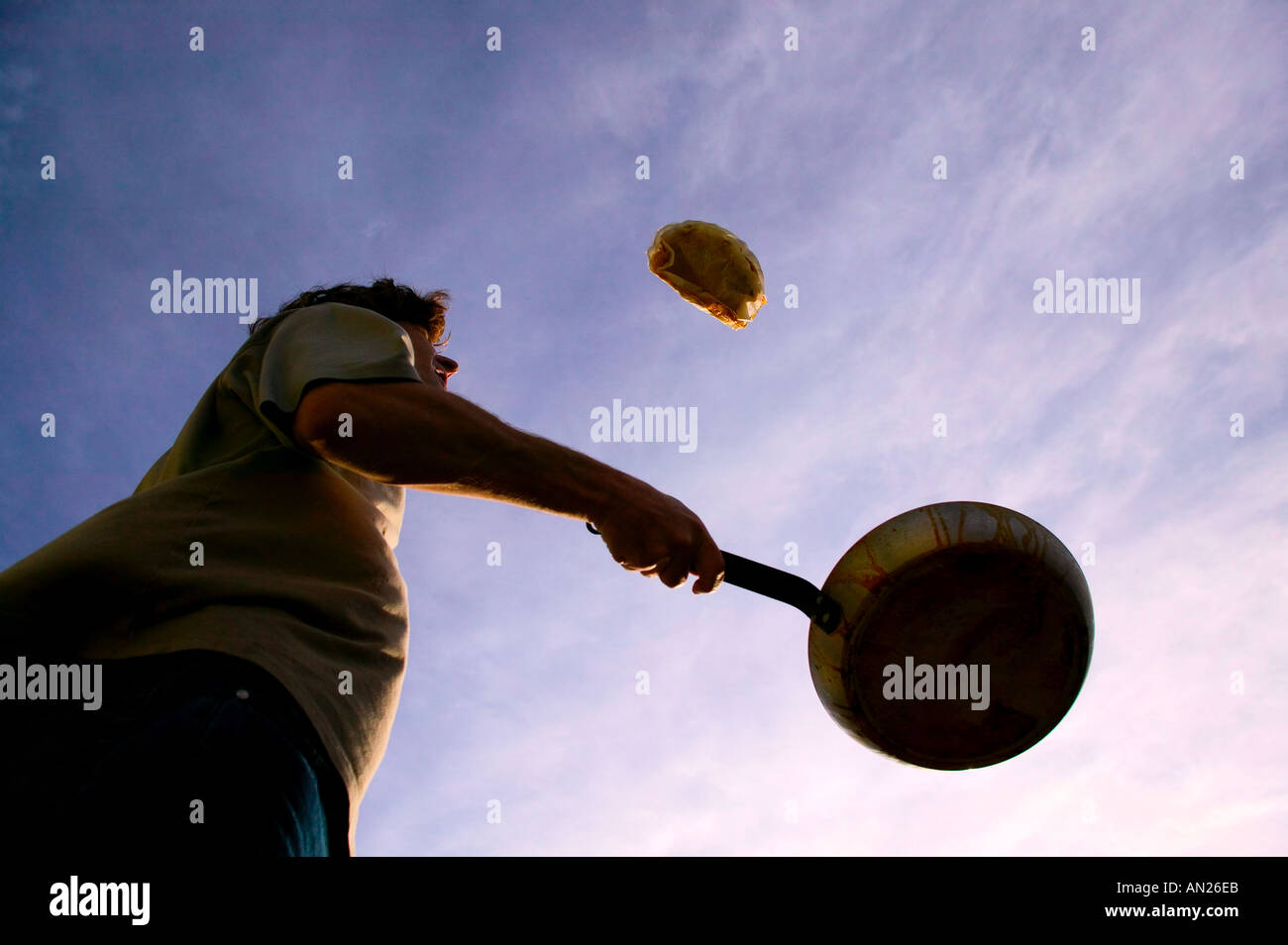 Pancake day toss hi-res stock photography and images - Alamy
