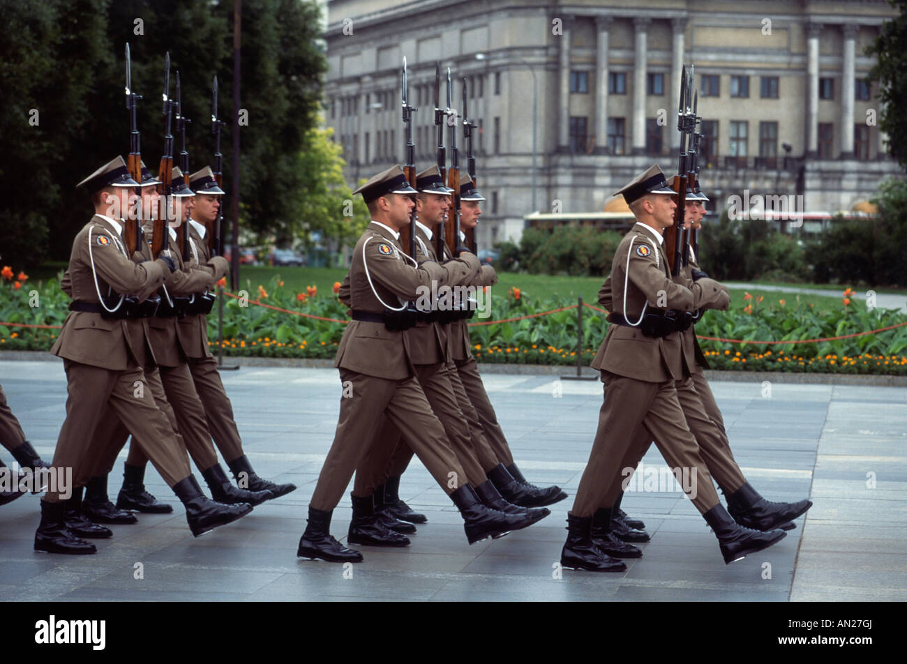 Warsaw, National Guards Stock Photo - Alamy