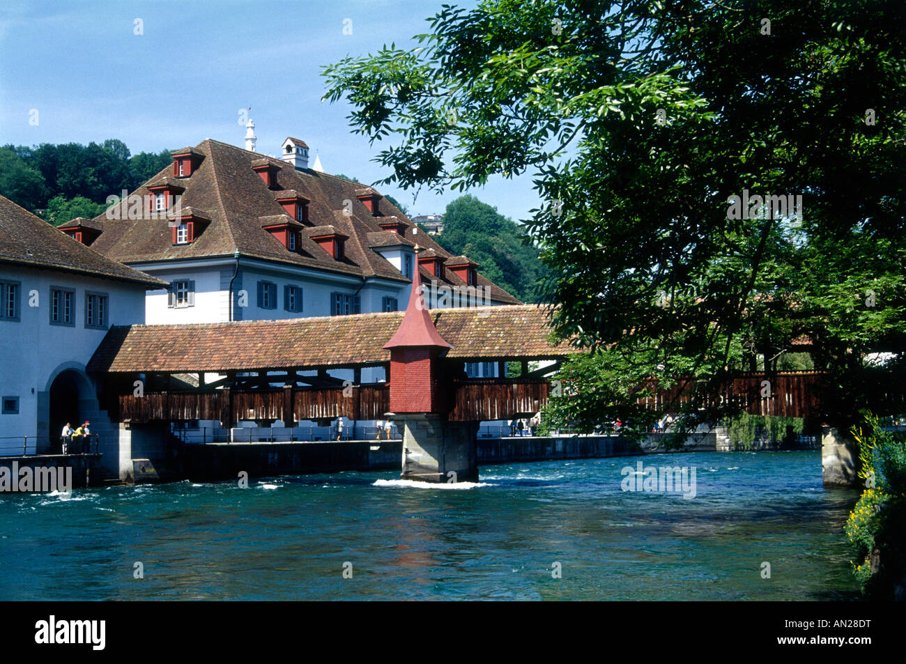 Lucerne, Spreuerbrucke (Mill Bridge Stock Photo - Alamy