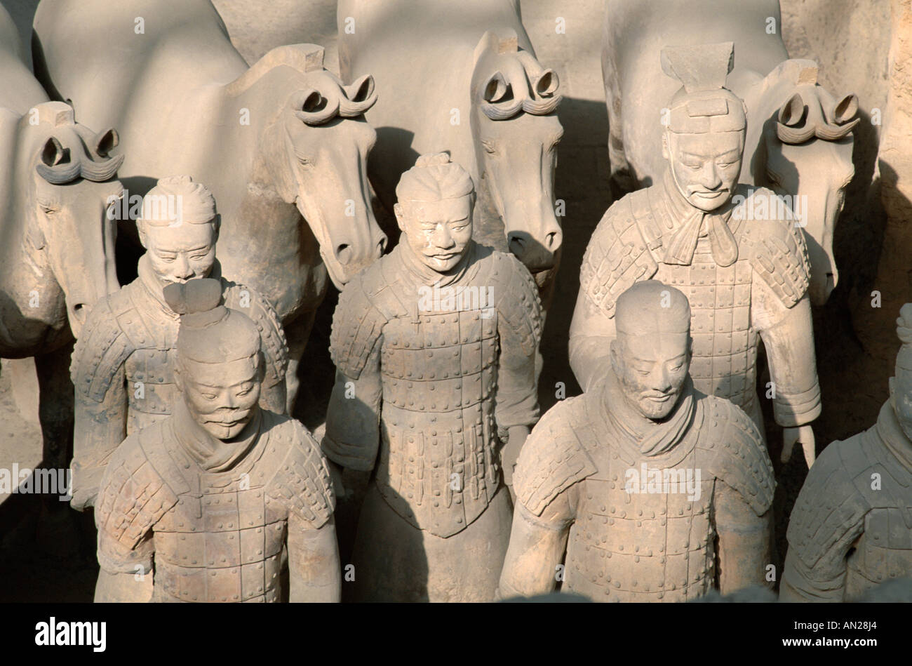 Terracotta Warriors / Terracotta Army (Qin Dynasty), Xian, Shaanxi ...