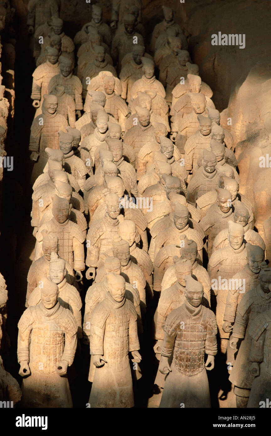 Terracotta Warriors / Terracotta Army (Qin Dynasty), Xian, Shaanxi ...