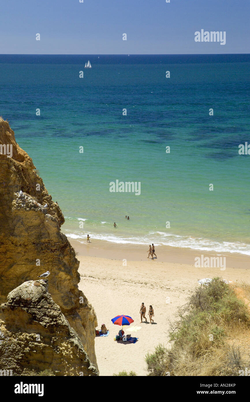 Praia De Rocha Beach Stock Photo - Alamy