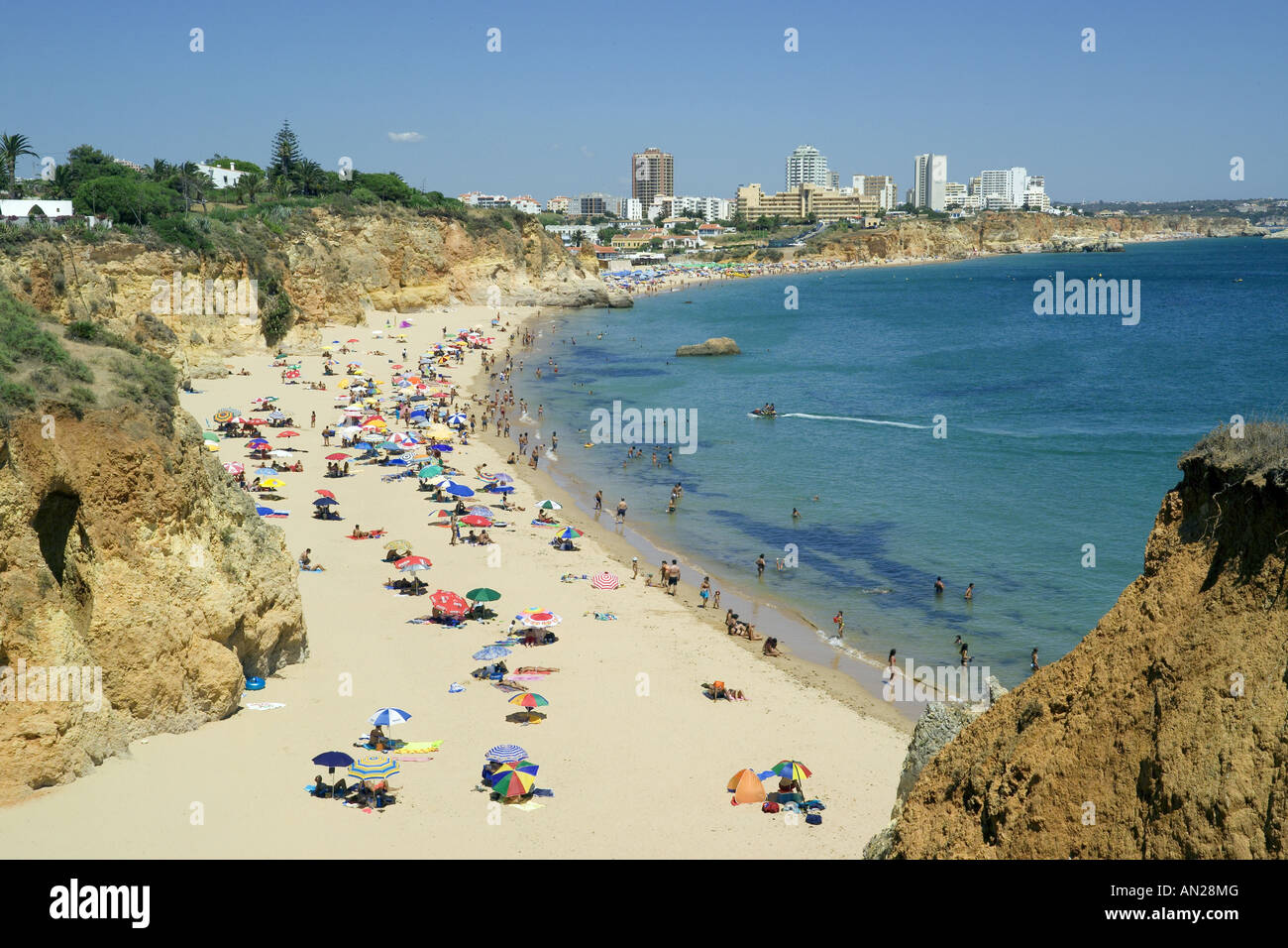 Praia Do Vau Beach, Praia da Rocha, Algarve, Portugal Stock Photo - Alamy