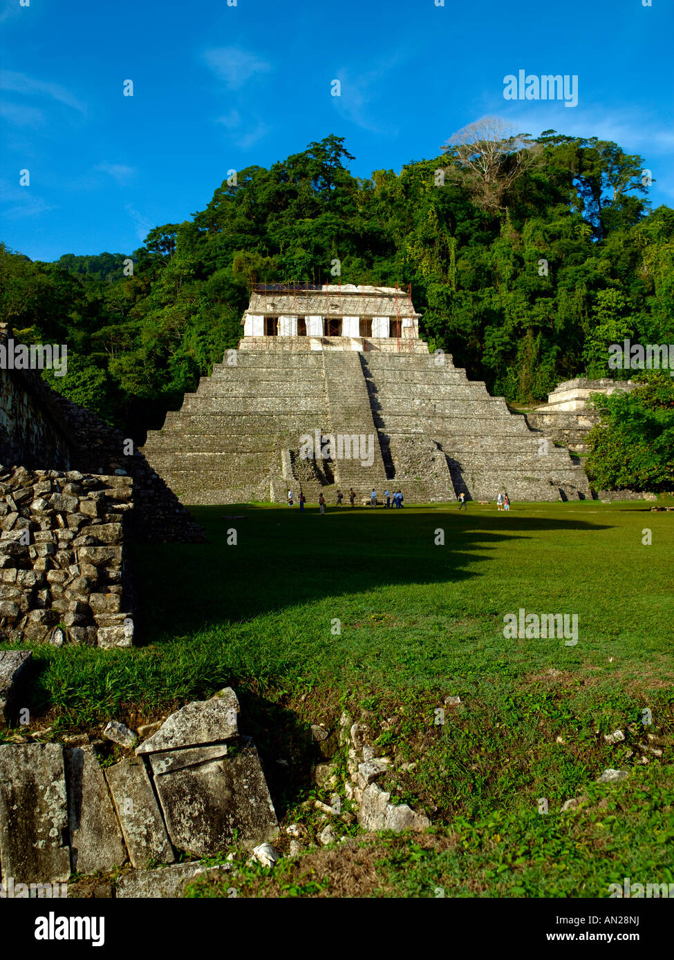 Chiapas State, Palenque, Temple of the Inscriptions Stock Photo - Alamy