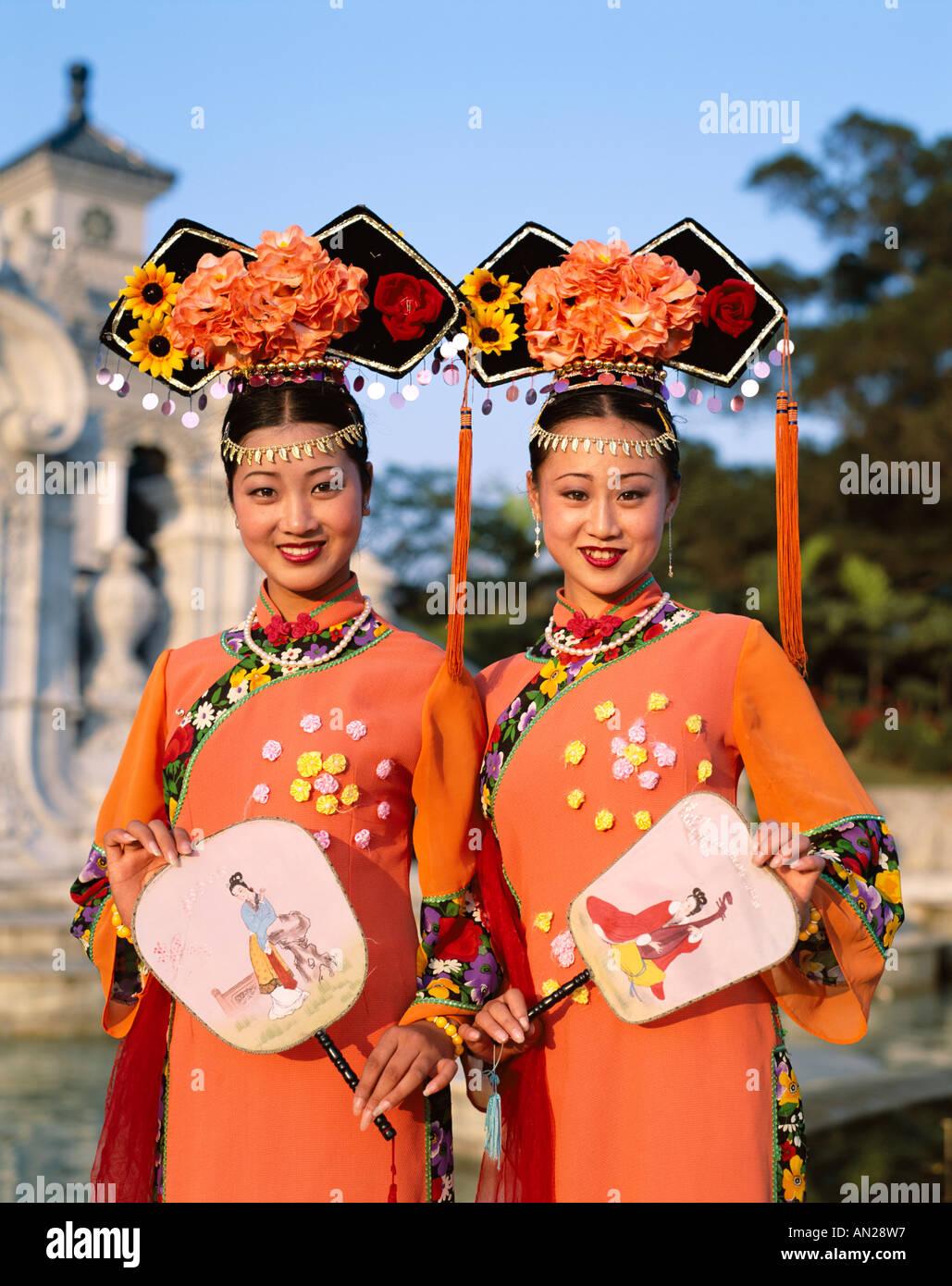 Woman Dressed in Traditional Costume, Beijing, China Stock Photo - Alamy