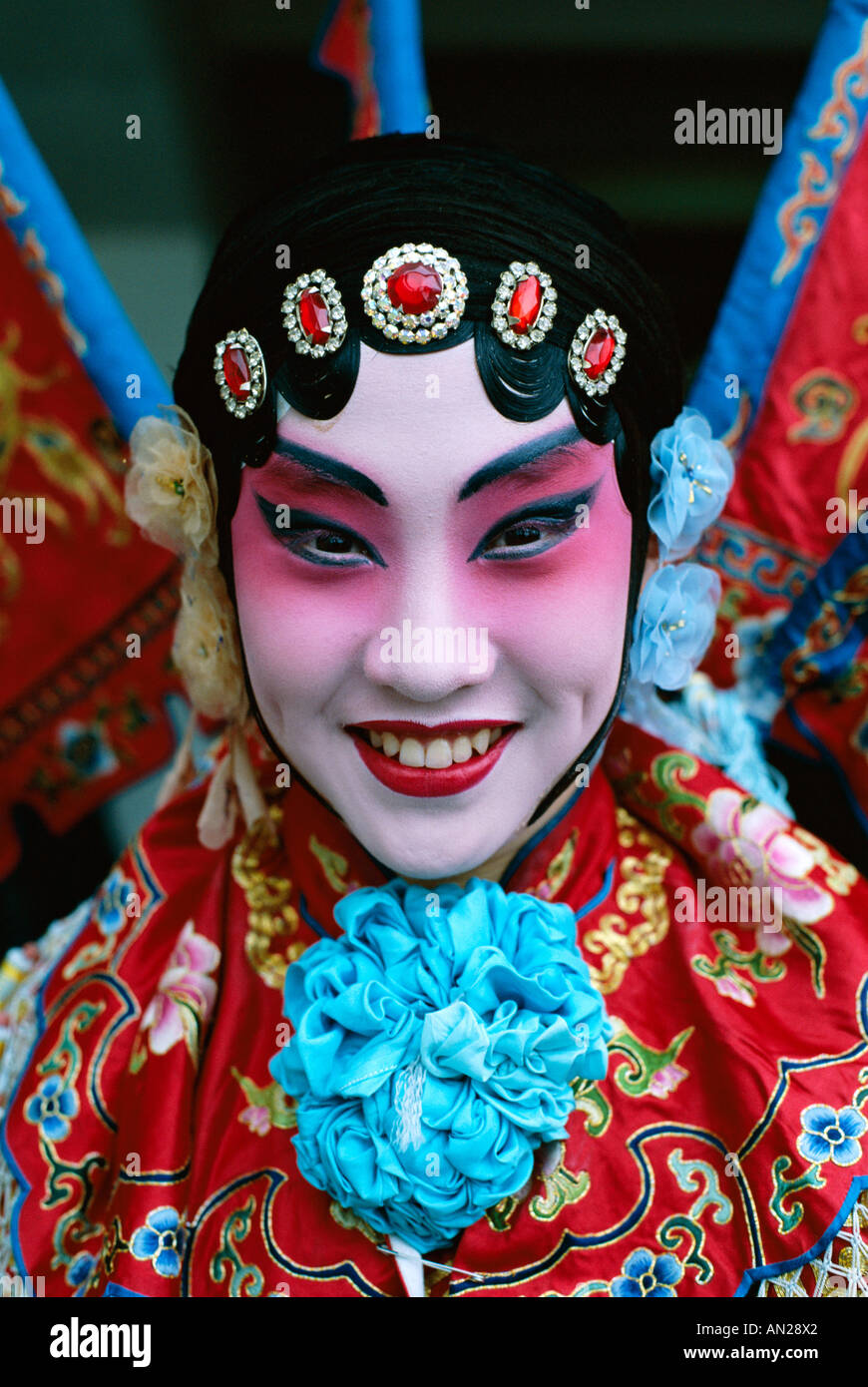 Chinese Opera (Beijing Opera) / Actor Dressed in Costume / Portrait ...