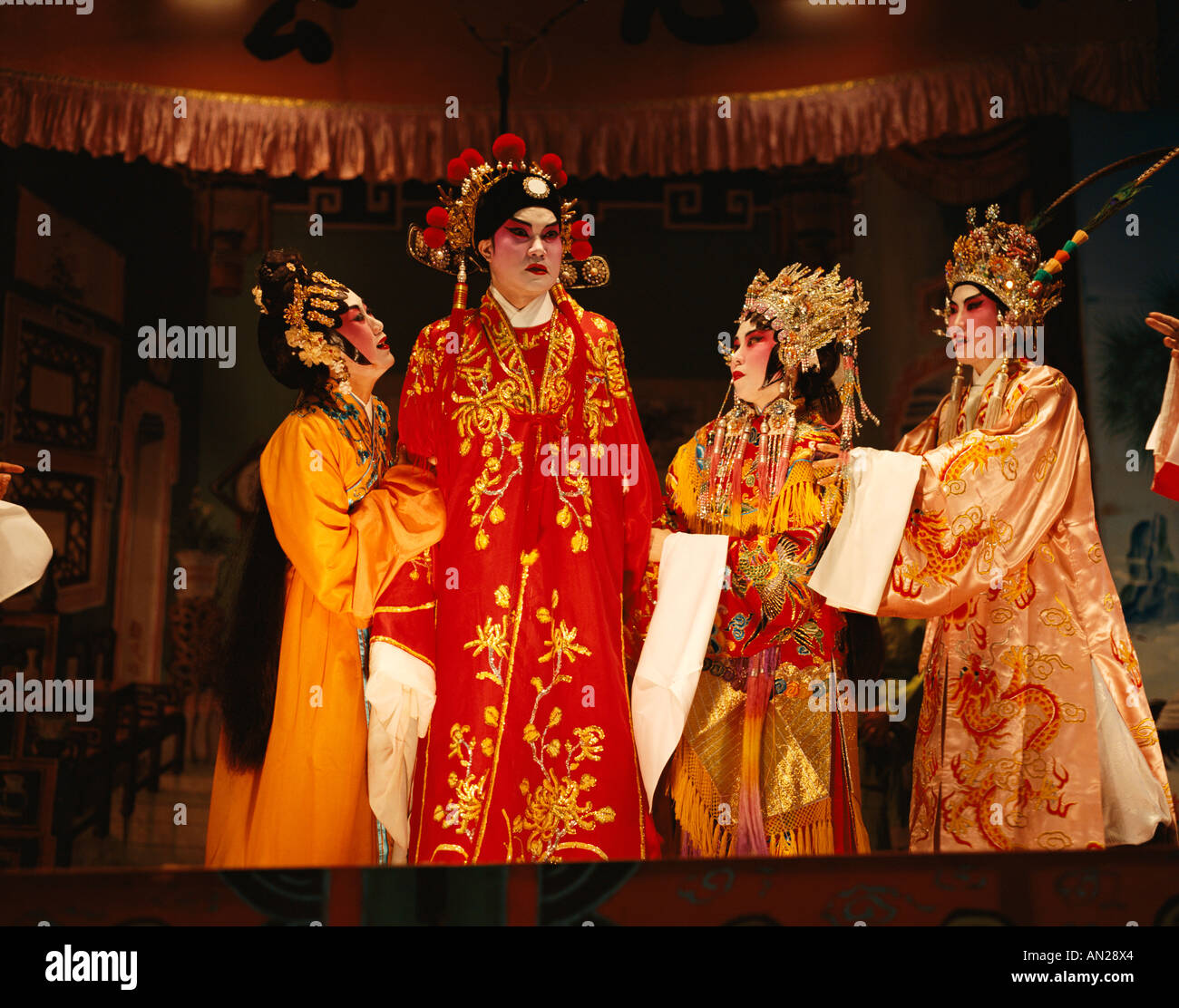 Chinese Opera (Beijing Opera) / Actors Performing, Beijing, China Stock ...