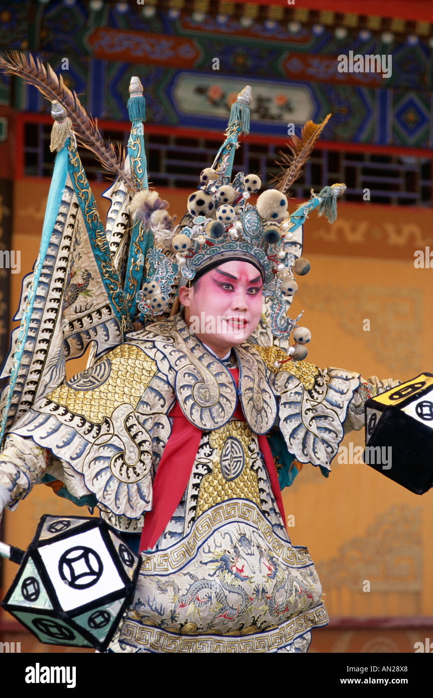Chinese Opera (Beijing Opera) / Actors Performing, Beijing, China Stock ...