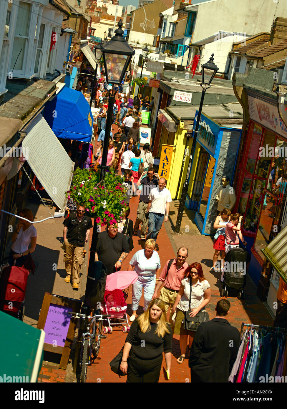 Brighton, North Lanes, Kensington Street Stock Photo - Alamy